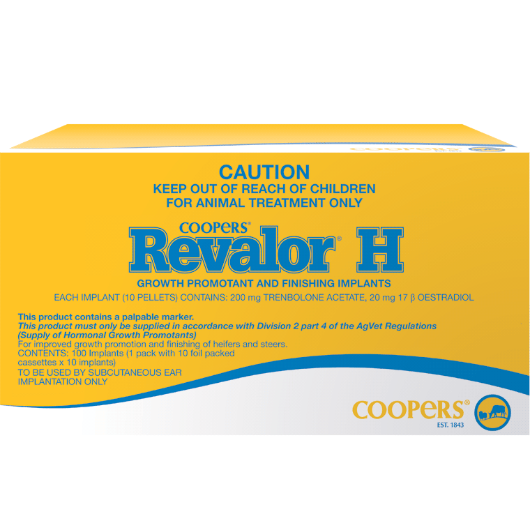 Revalor H | Growth Promotant | Finishing Implant | Heifers & Steers