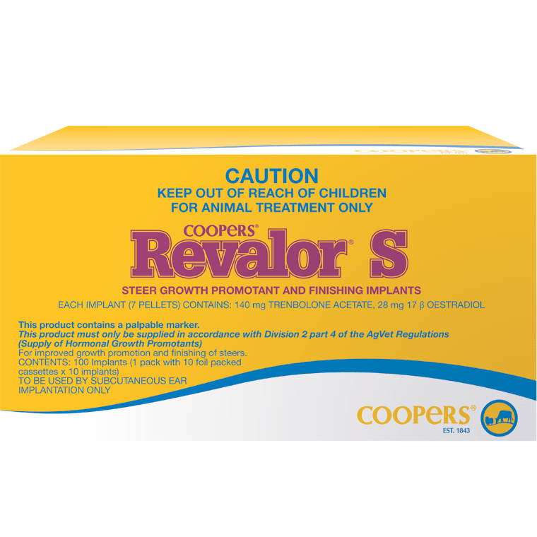 Revalor S | Growth Promotant & Finishing Implant For Steers