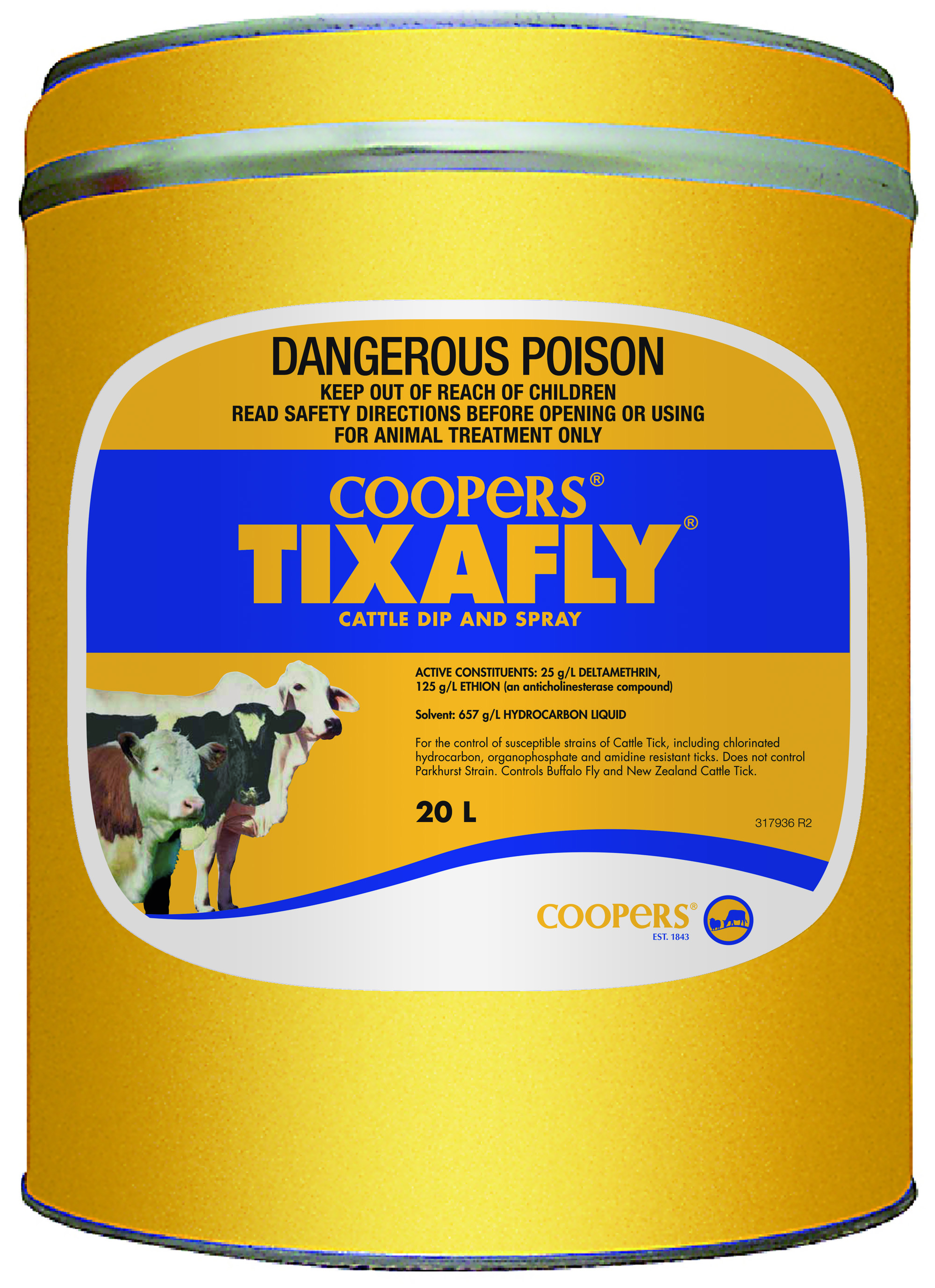 Tixafly | Cattle Dip And Spray | Products | Coopers Animal Health