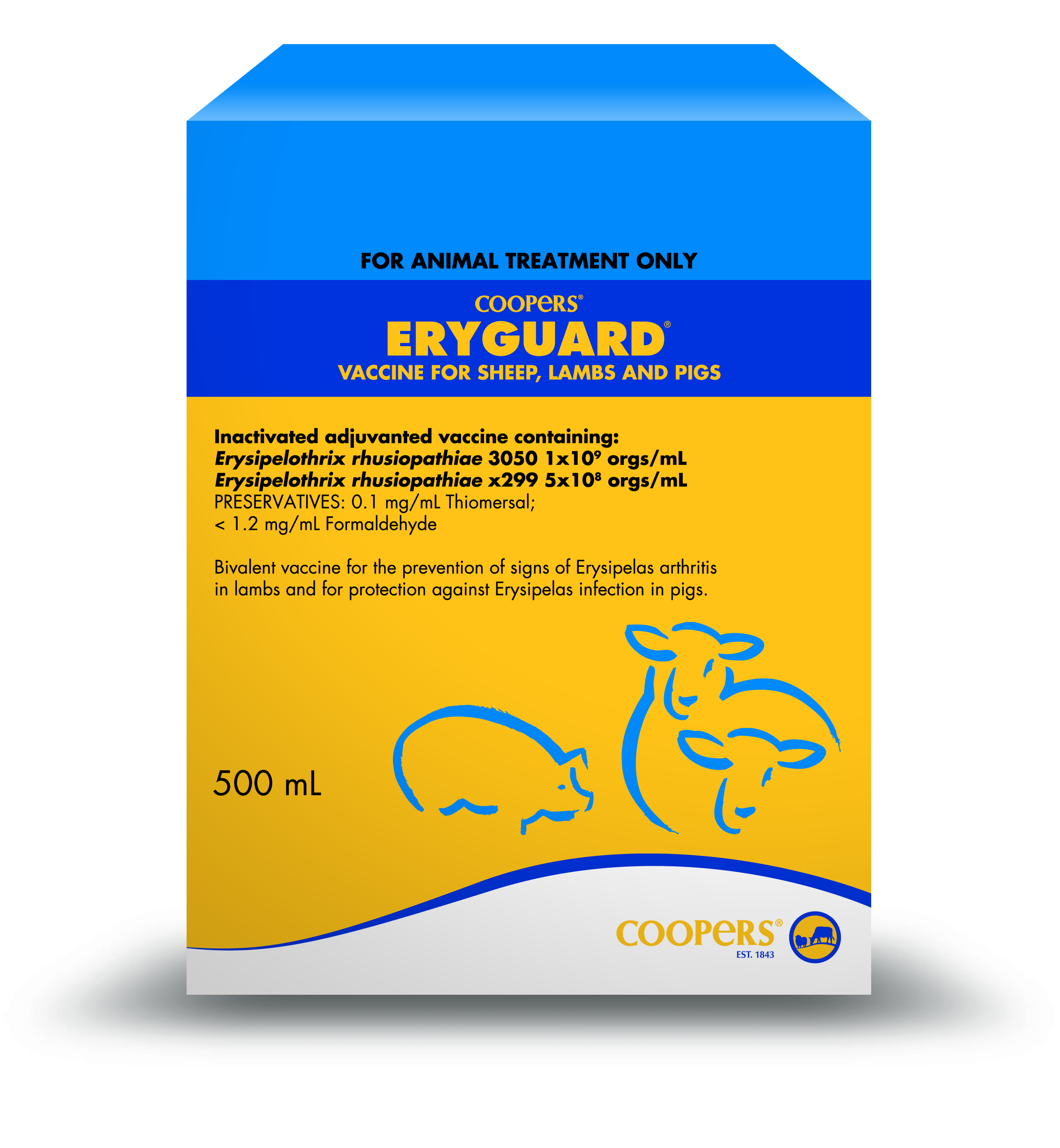 Coopers Eryguard Vaccine for Sheep-Lambs and Pigs | Products
