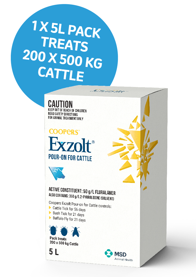 Coopers Exzolt | Pour-on for cattle | Breakthrough chemistry for tick ...